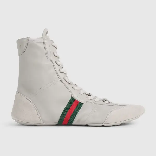 Gucci Flex High-top Sneaker Suede - Grey