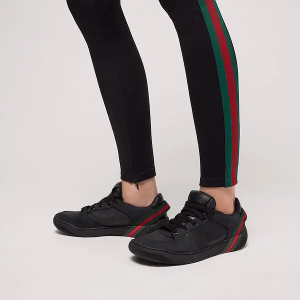 Gucci Screener Perforated Leather Sneakers