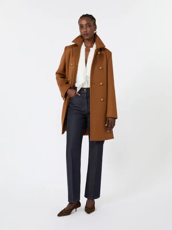 Max Mara Ruffled Charmeuse Shirt - Silk