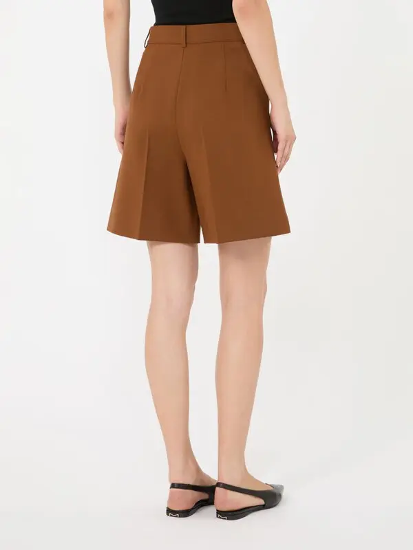 Max Mara Double Woolen Cloth Bermuda Shorts