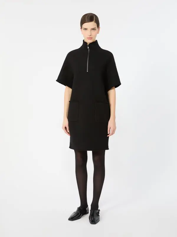 Max Mara Wool Jersey Sweatshirt Dress