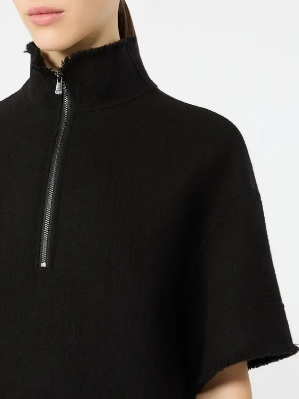 Max Mara Wool Jersey Sweatshirt Dress