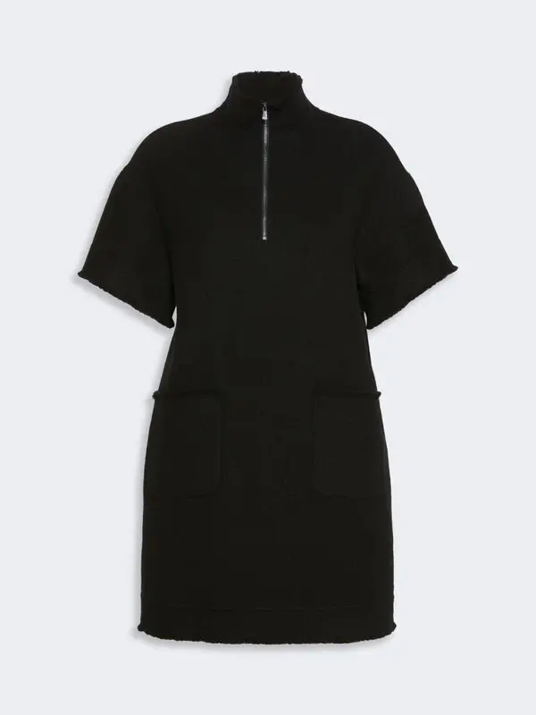Max Mara Wool Jersey Sweatshirt Dress