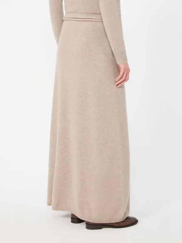 Max Mara Long Cashmere Yarn Skirt