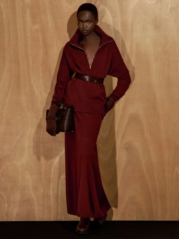 Max Mara Long Cashmere Skirt