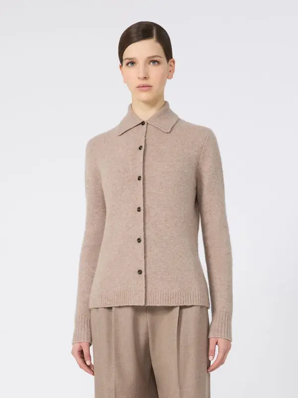 Max Mara Cashmere Yarn Shirt-cut Cardigan