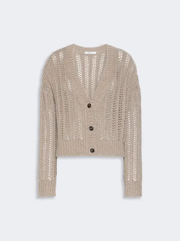 Max Mara Open-knit Cashmere Cardigan