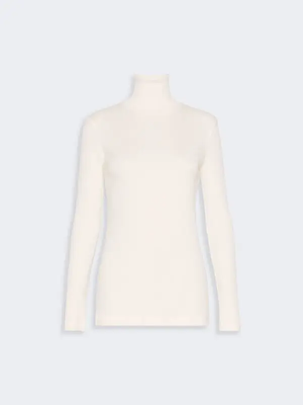 Max Mara Wool Jersey Polo-neck Sweater