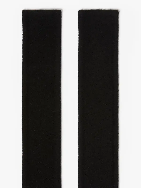 Max Mara Wool Self-tie Belt - Black