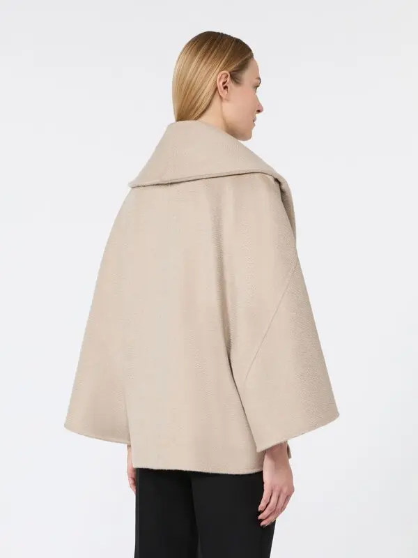 Max Mara Cape In Pure Cashmere