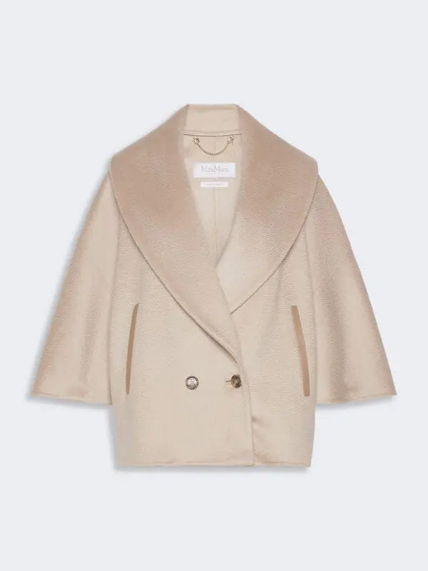Max Mara Cape In Pure Cashmere