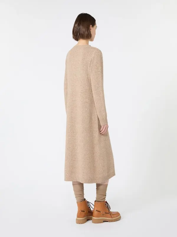 Max Mara Dress In Wool-blend Tweed