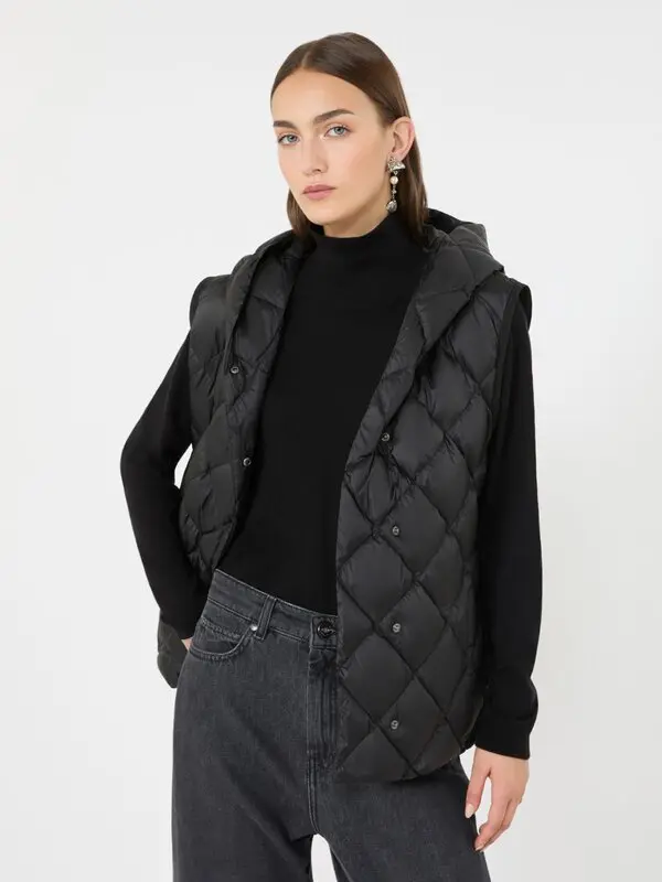 Max Mara Padded Gilet - Black