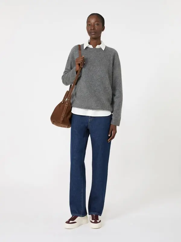 Max Mara Wool And Cashmere Crewneck Sweater