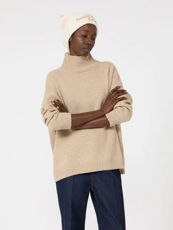 Max Mara Wool Knit Turtleneck Jumper