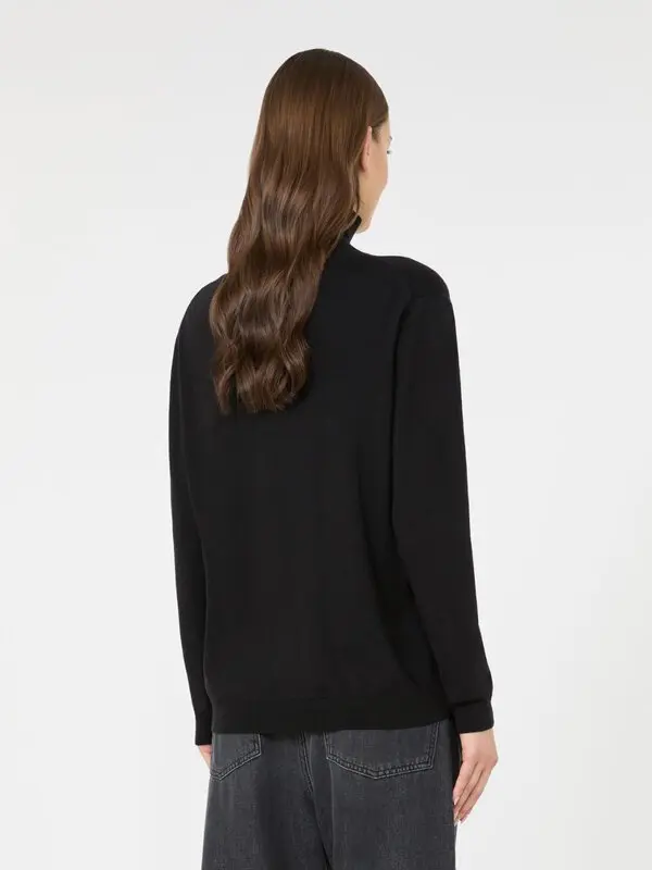 Max Mara Wool And Silk Knit Turtleneck