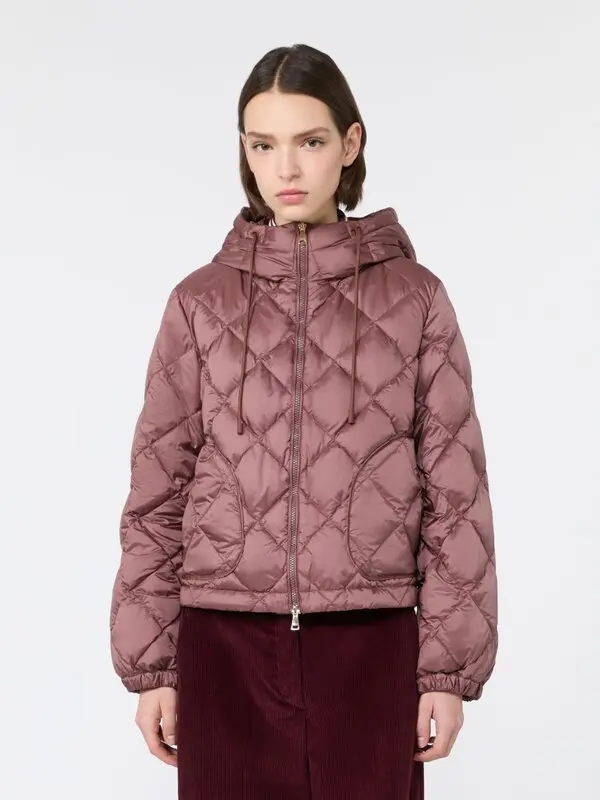Max Mara Short Padded Jacket With Drawstring Hood