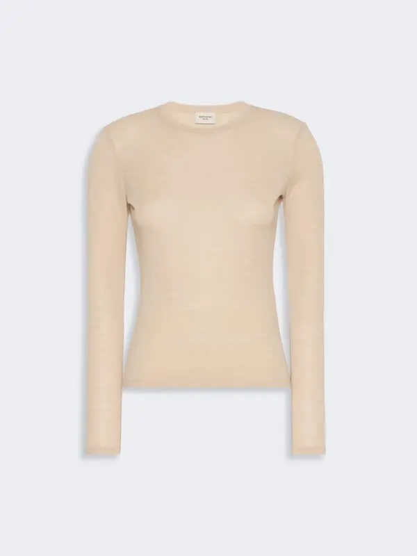 Max Mara Wool And Silk Gauze Jersey T-shirt