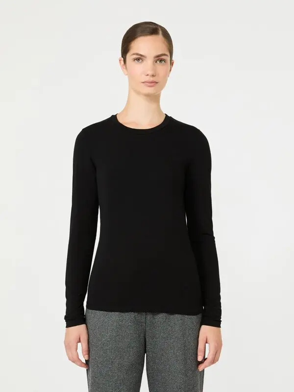 Max Mara Stretch Viscose Jersey T-shirt