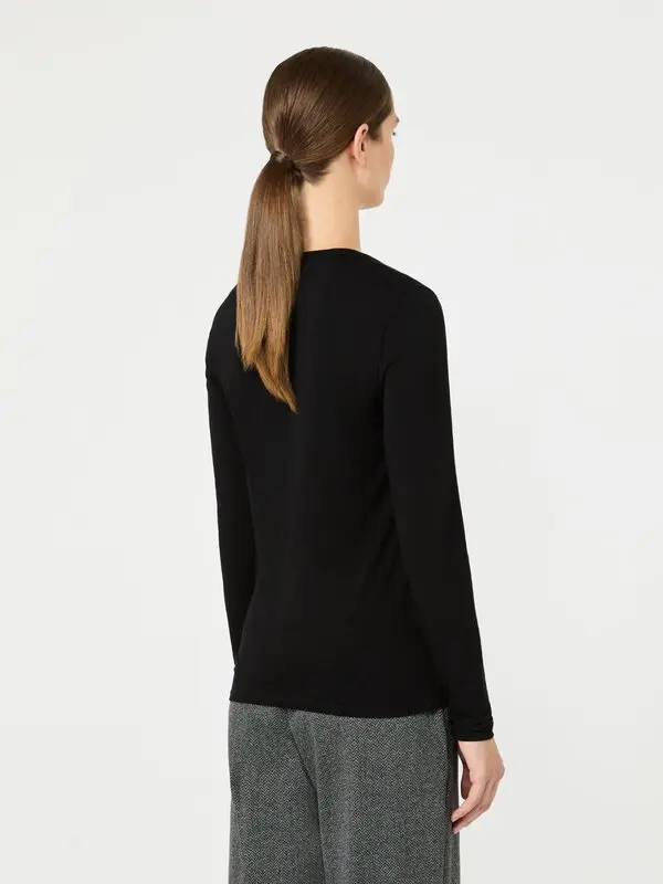 Max Mara Stretch Viscose Jersey T-shirt