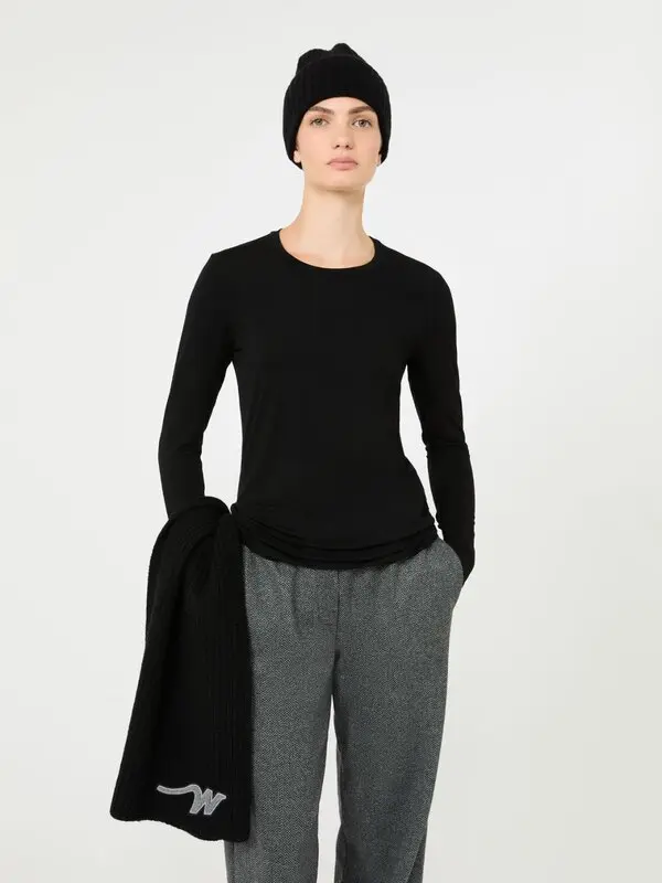 Max Mara Stretch Viscose Jersey T-shirt