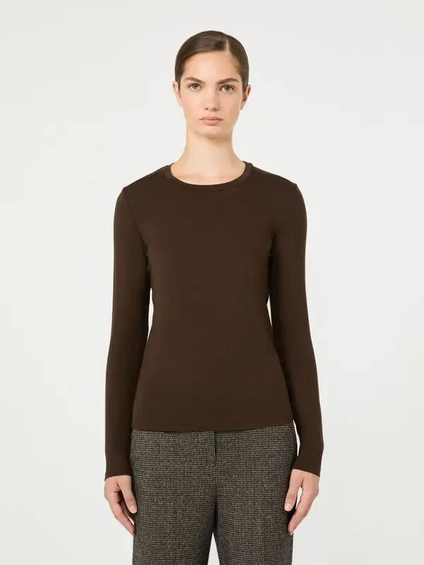 Max Mara Stretch Viscose Jersey T-shirt