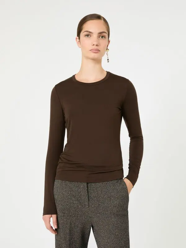 Max Mara Stretch Viscose Jersey T-shirt