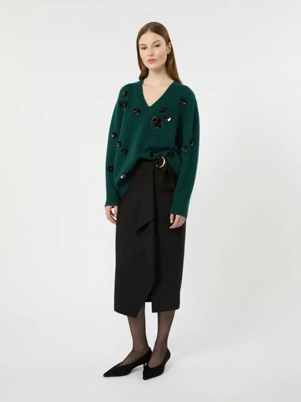 Max Mara Wide-fit Wool And Cashmere Sweater