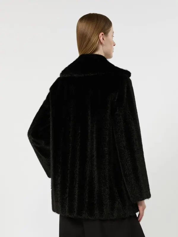 Max Mara Fluffy-textured Coat