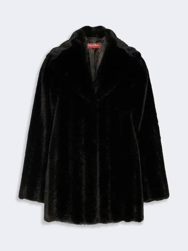 Max Mara Fluffy-textured Coat