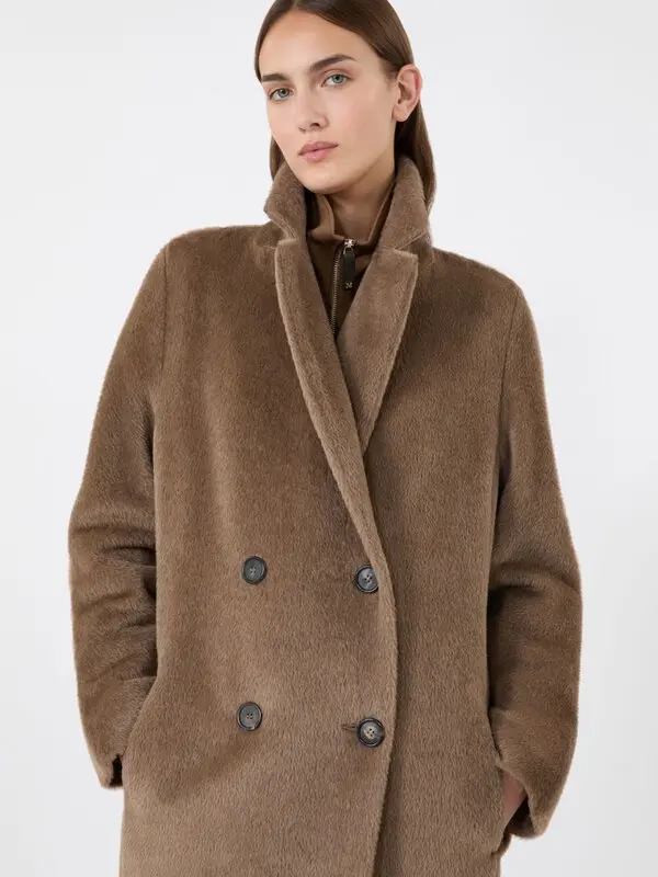 Max Mara Alpaca And Wool Midi Coat