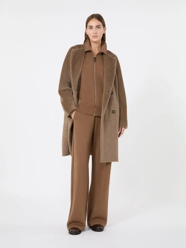 Max Mara Alpaca And Wool Midi Coat