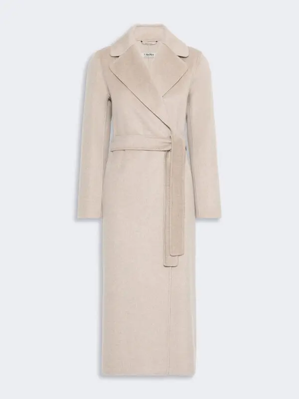 Max Mara Wool And Cashmere Belted Wrap Coat
