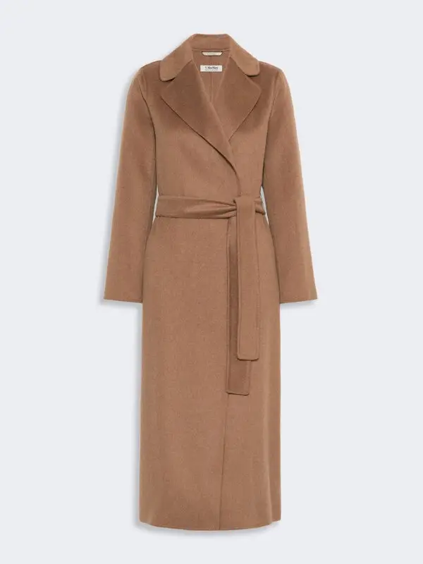 Max Mara Wool And Cashmere Belted Coat - Camel