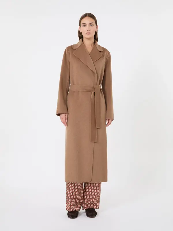 Max Mara Wool And Cashmere Belted Coat - Camel