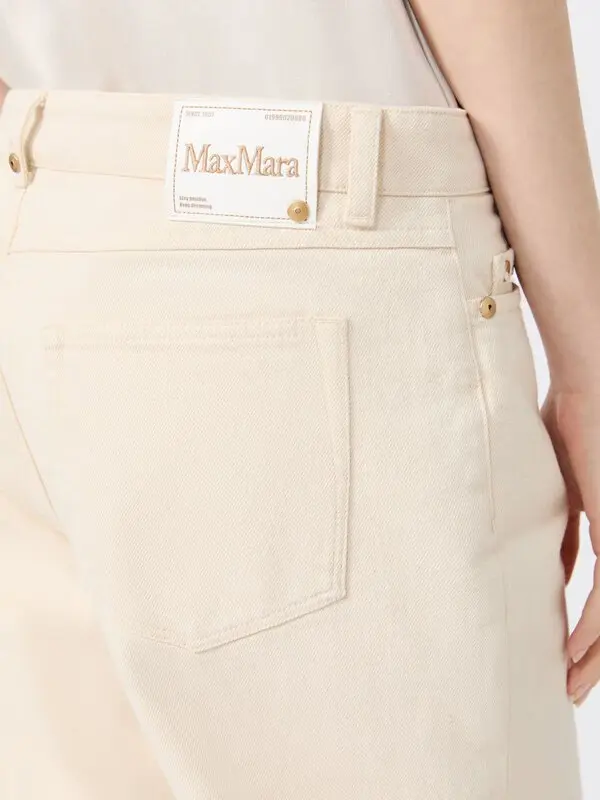 Max Mara Cotton Bull Denim Trousers