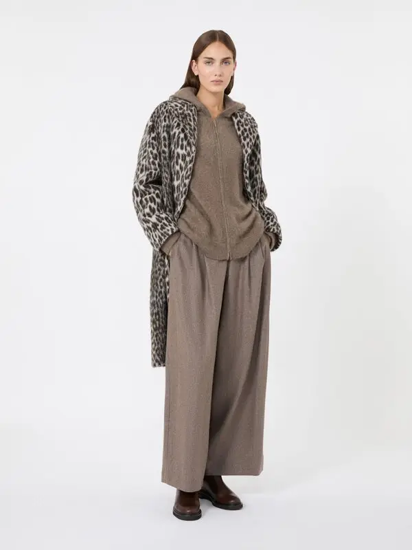 Max Mara Brushed Yak Yarn Cardigan