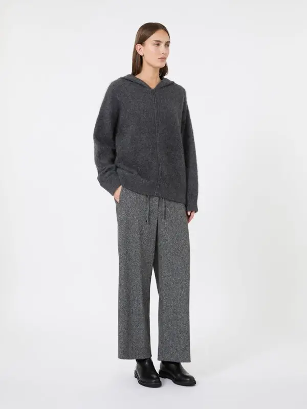 Max Mara Brushed Yak Yarn Cardigan