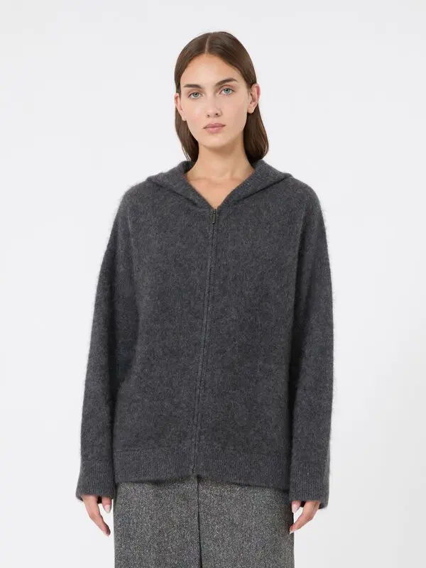 Max Mara Brushed Yak Yarn Cardigan
