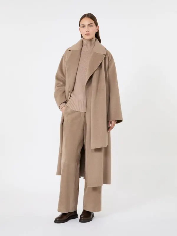 Max Mara Wool And Cashmere Yarn Polo-neck Sweater