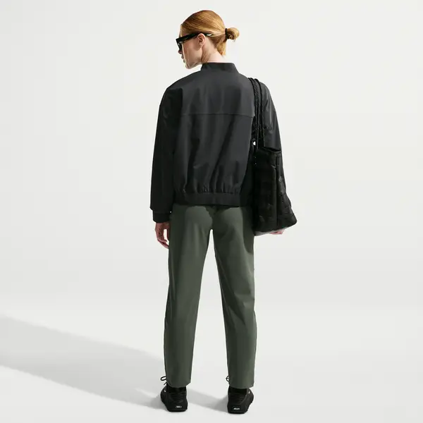 Nike 24.7 Perfectstretch Dri-fit Uv Protection Oversized Bomber Jacket - Black