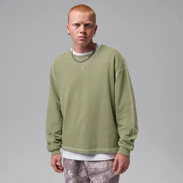 JORDAN Flight Heavyweight Long-sleeve Top - Green