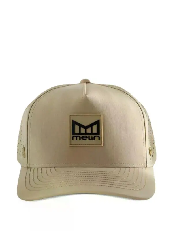 MELIN Odysea Stacked Hydro Logo-patch Perforated Cap - Neutrals