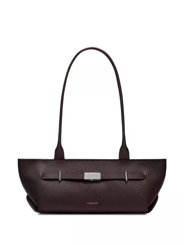 DEMELLIER New York Grained-leather Shoulder Bag - Red