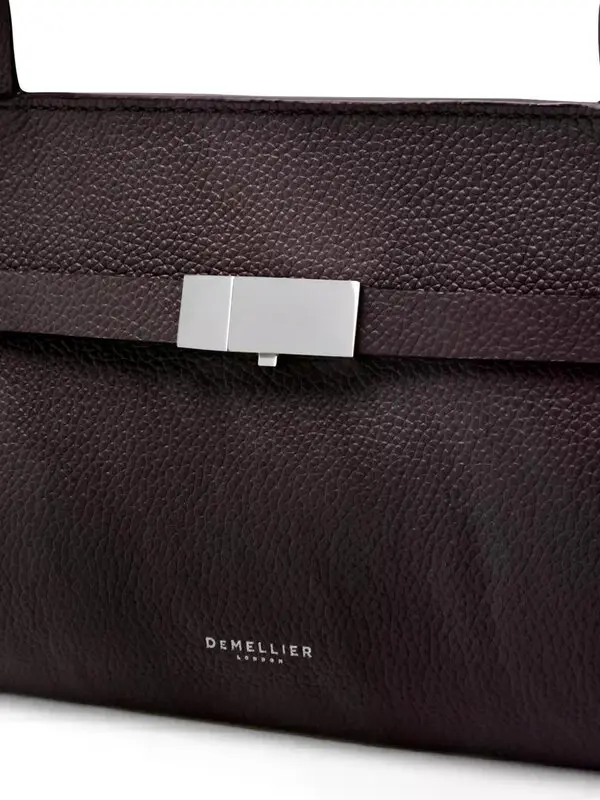 DEMELLIER New York Grained-leather Shoulder Bag - Red
