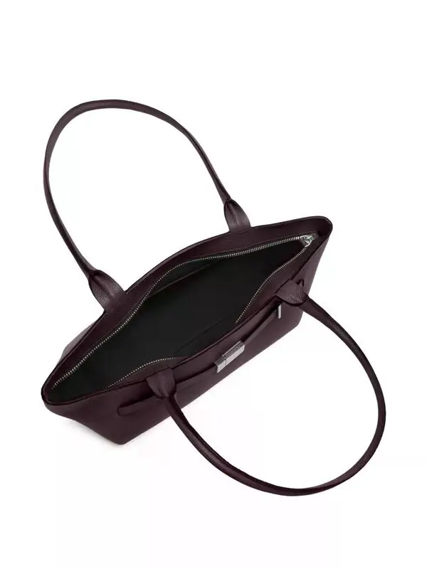 DEMELLIER New York Grained-leather Shoulder Bag - Red