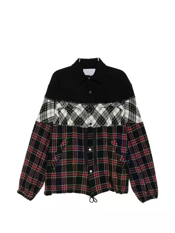Kolor Patchwork Shirt Jacket