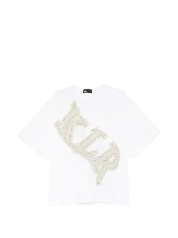 Kolor Logo-embroidered T-shirt - White