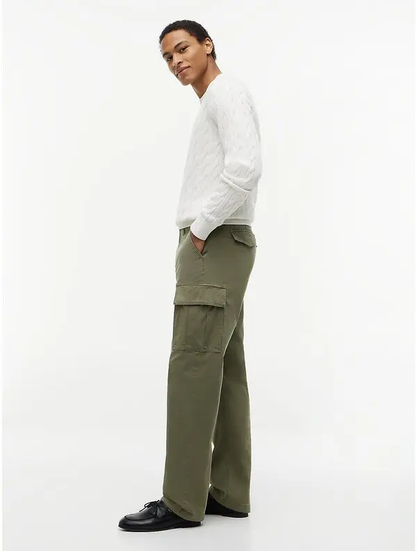 Tommy Hilfiger Relaxed Straight Utility Cargo Pants - Ghost Fern