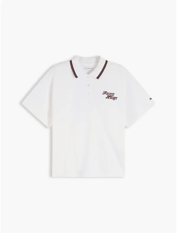 Tommy Hilfiger Relaxed Fit Embroidered Logo Polo Shirt